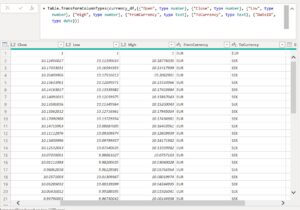 how to get the latest exchange rates straight into power bi.