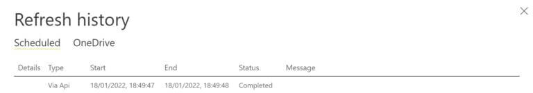 how to refresh power bi semantic models (former datasets) from data factory with managed identity.