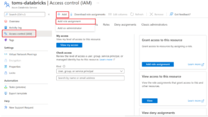 how to manage access control in databricks with SCIM API.