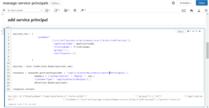 how to manage access control in databricks with SCIM API.