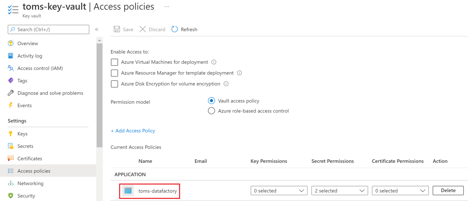 how to get oauth2 access tokens for data sources via data factory to ...