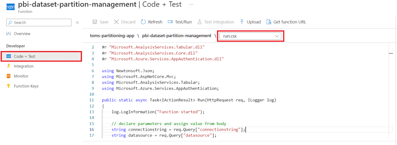 how to automate the management of custom partitions for power bi ...