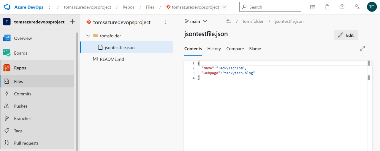 how to load files from azure devops repository straight into power bi.