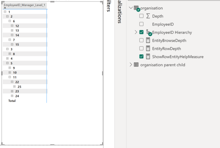 how to dynamically detangle parent-child tables in power query.