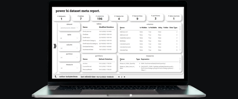 How To Build Meta Reports On Top Of Power Bi Semantic Models Former Datasets With Dynamic