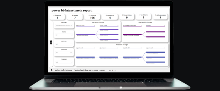 How To Build Meta Reports On Top Of Power Bi Semantic Models Former Datasets With Dynamic